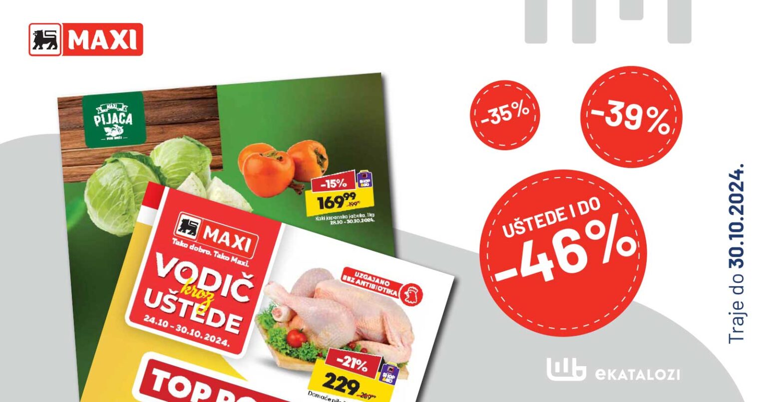 MAXI - Ekatalozi Srbija - Katalozi i akcije na jednom mestu