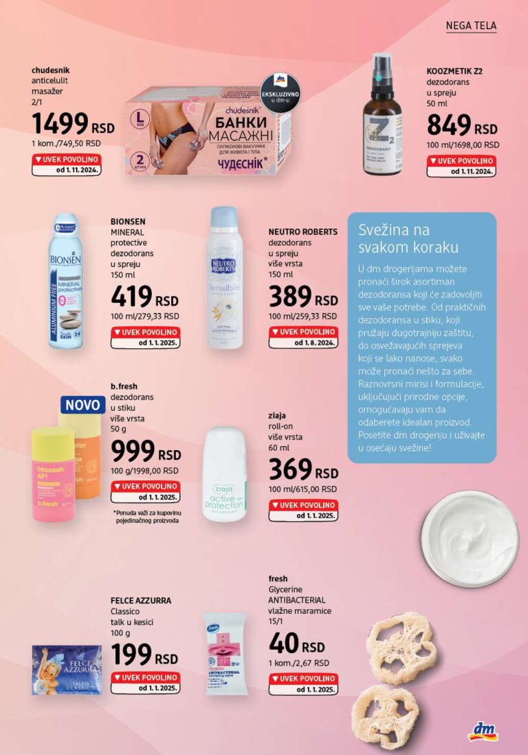 DM katalog Srbija. Traje do 31.1.2025.