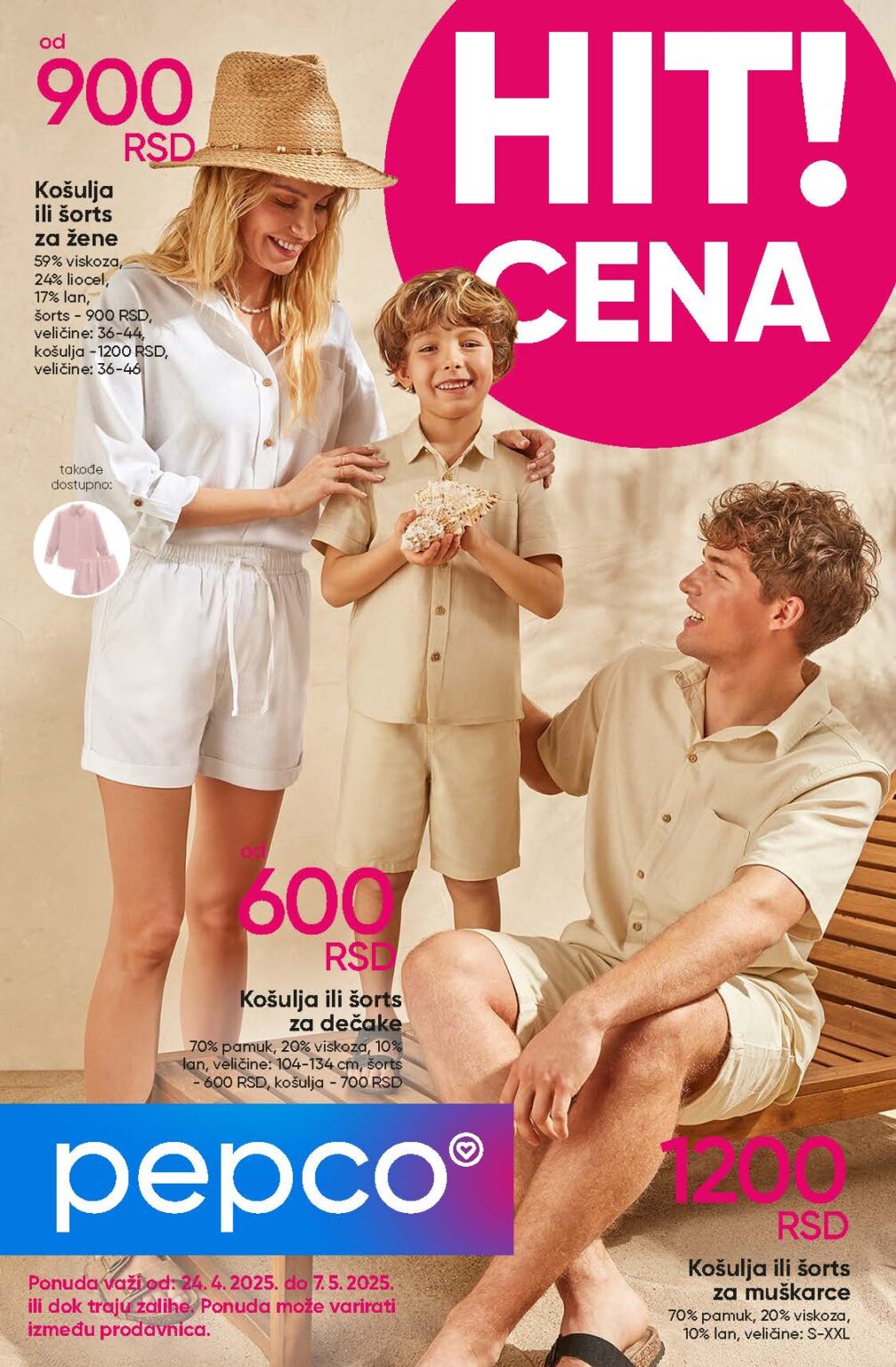 PEPCO katalog Srbija. Akcija traje od 24.4. do 7.5.2025.
